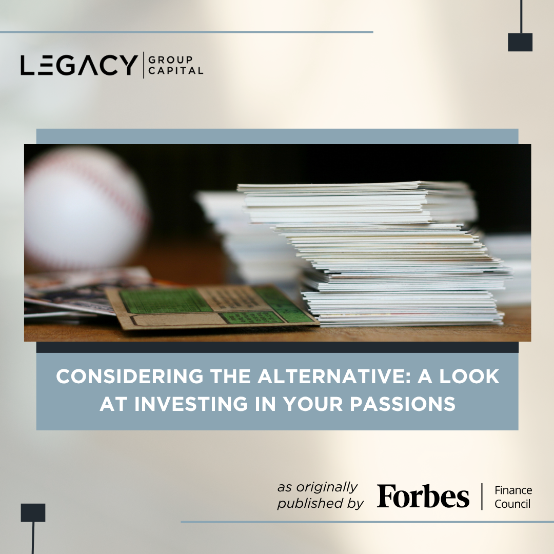 Considering The Alternative: A Look At Investing In Your Passions